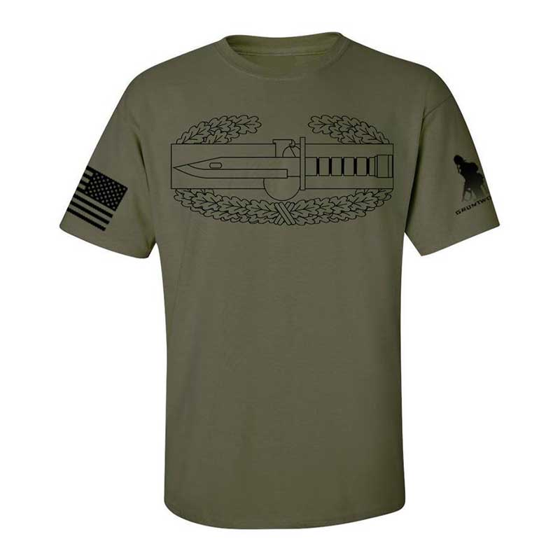 US Army Combat Action Badge T-Shirt | VTT – Veteran Trash Talk