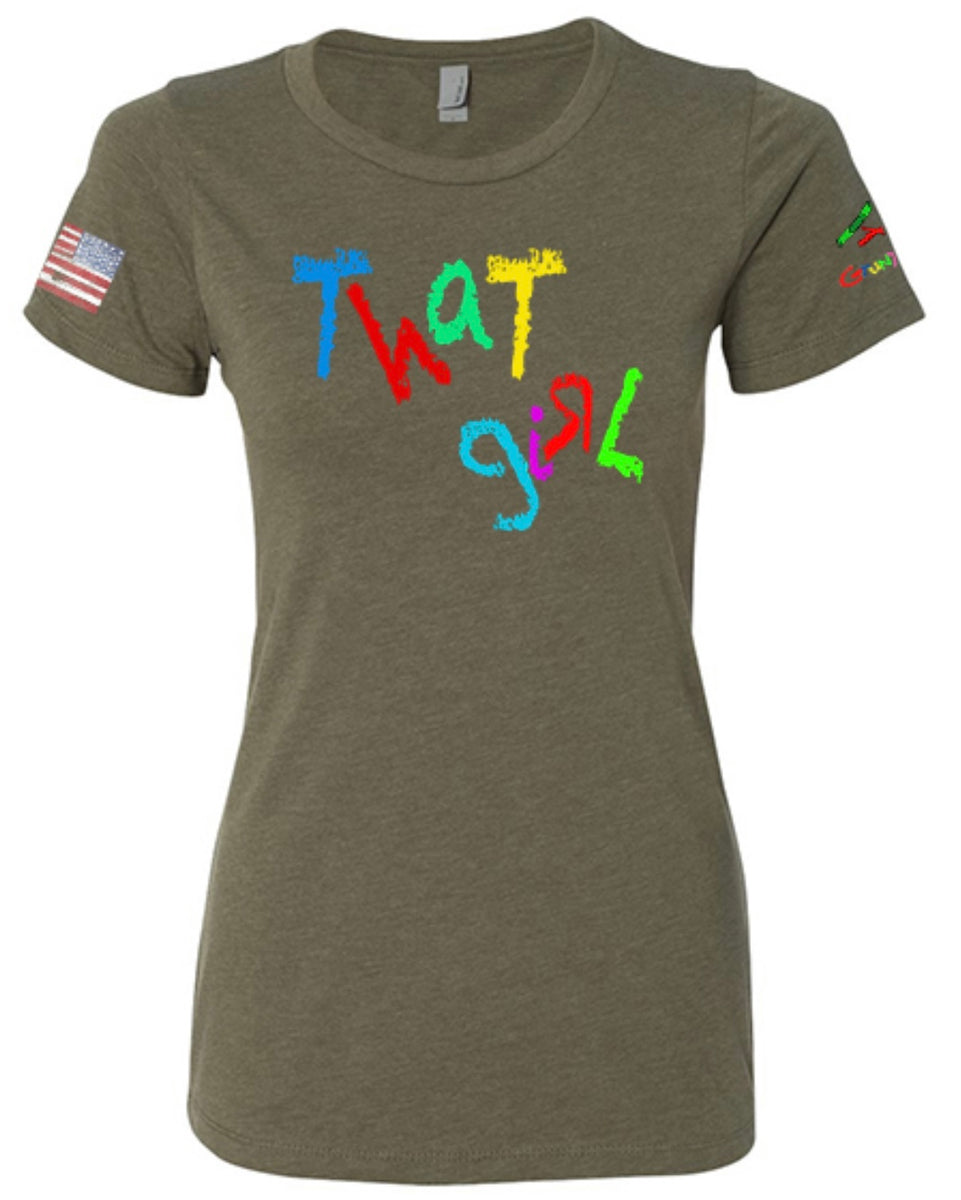 That Girl Crayon Women’s T-Shirt | VTT – Veteran Trash Talk